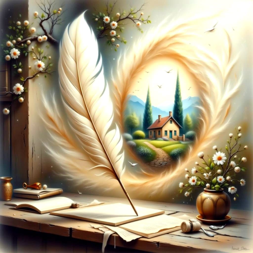 Quill feather magic - Quill feather magic