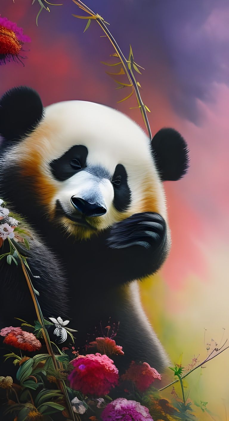 Cushy panda - AI Generated Artwork - NightCafe Creator