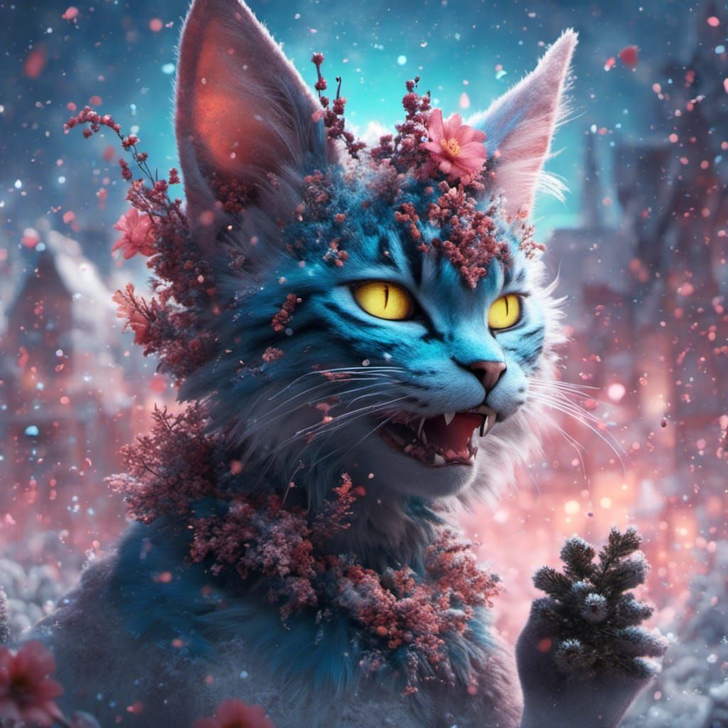 🤨 catpunk frostcore - AI Generated Artwork - NightCafe Creator