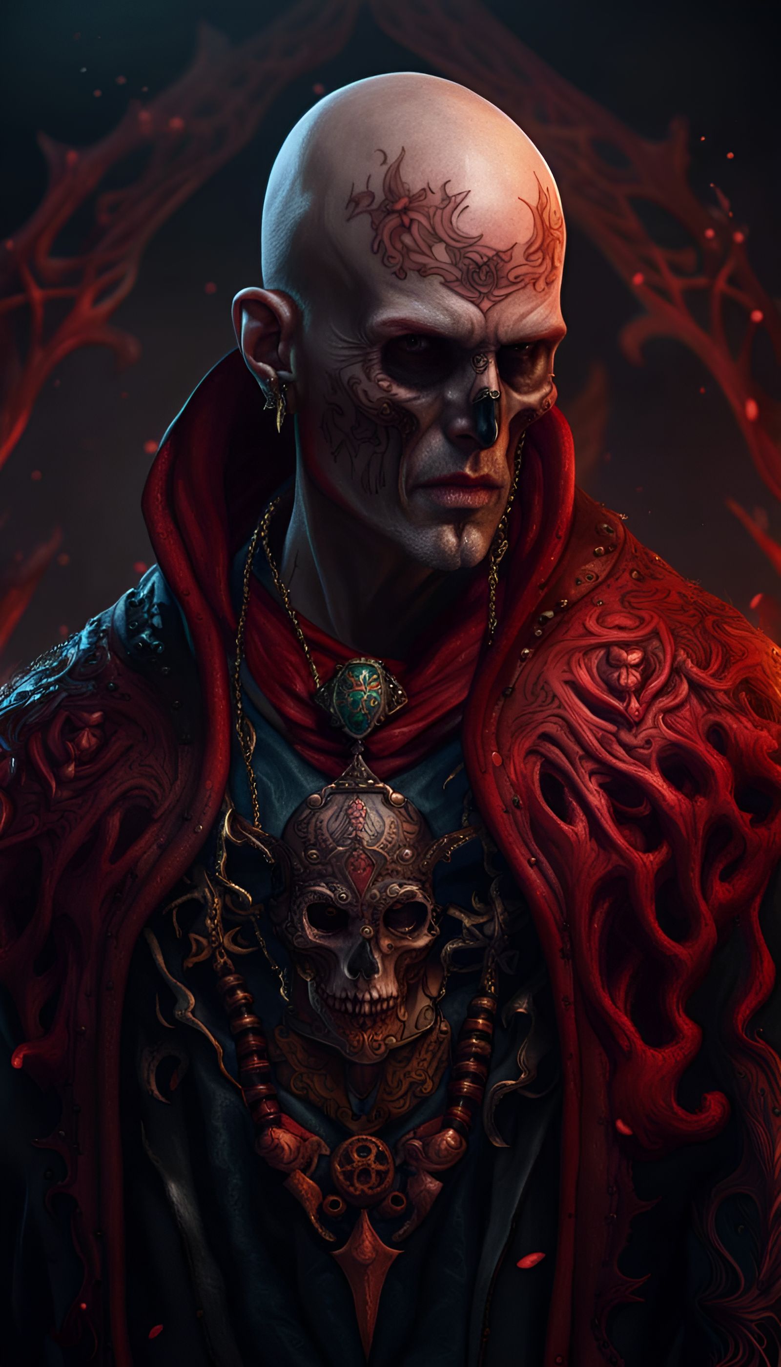 Red Mage of Thay - AI Generated Artwork - NightCafe Creator