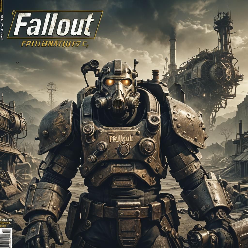 Fallout magazine - AI Generated Artwork - NightCafe Creator
