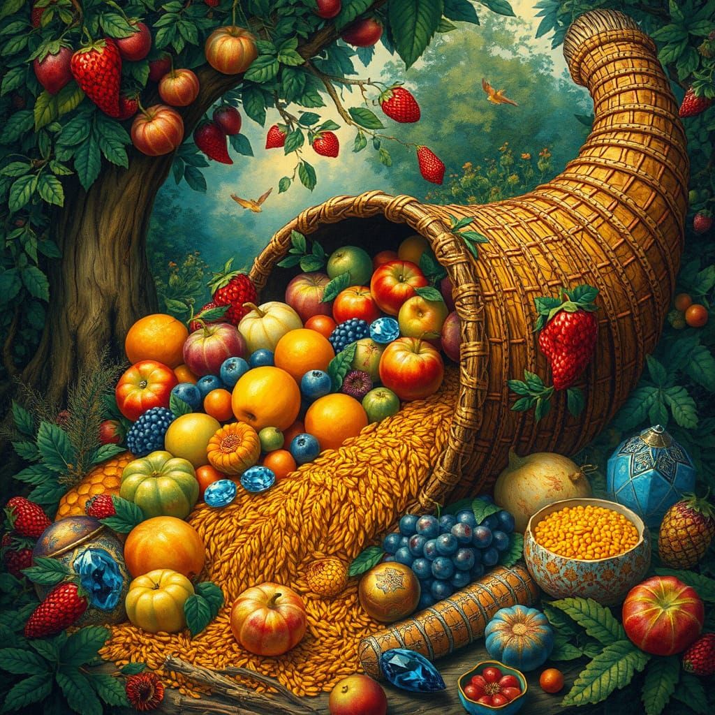 cornucopia that fills everyone with rich gifts