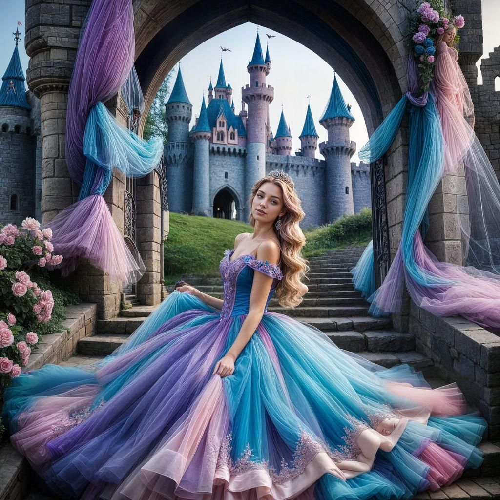 Pastel Princess - AI Generated Artwork - NightCafe Creator