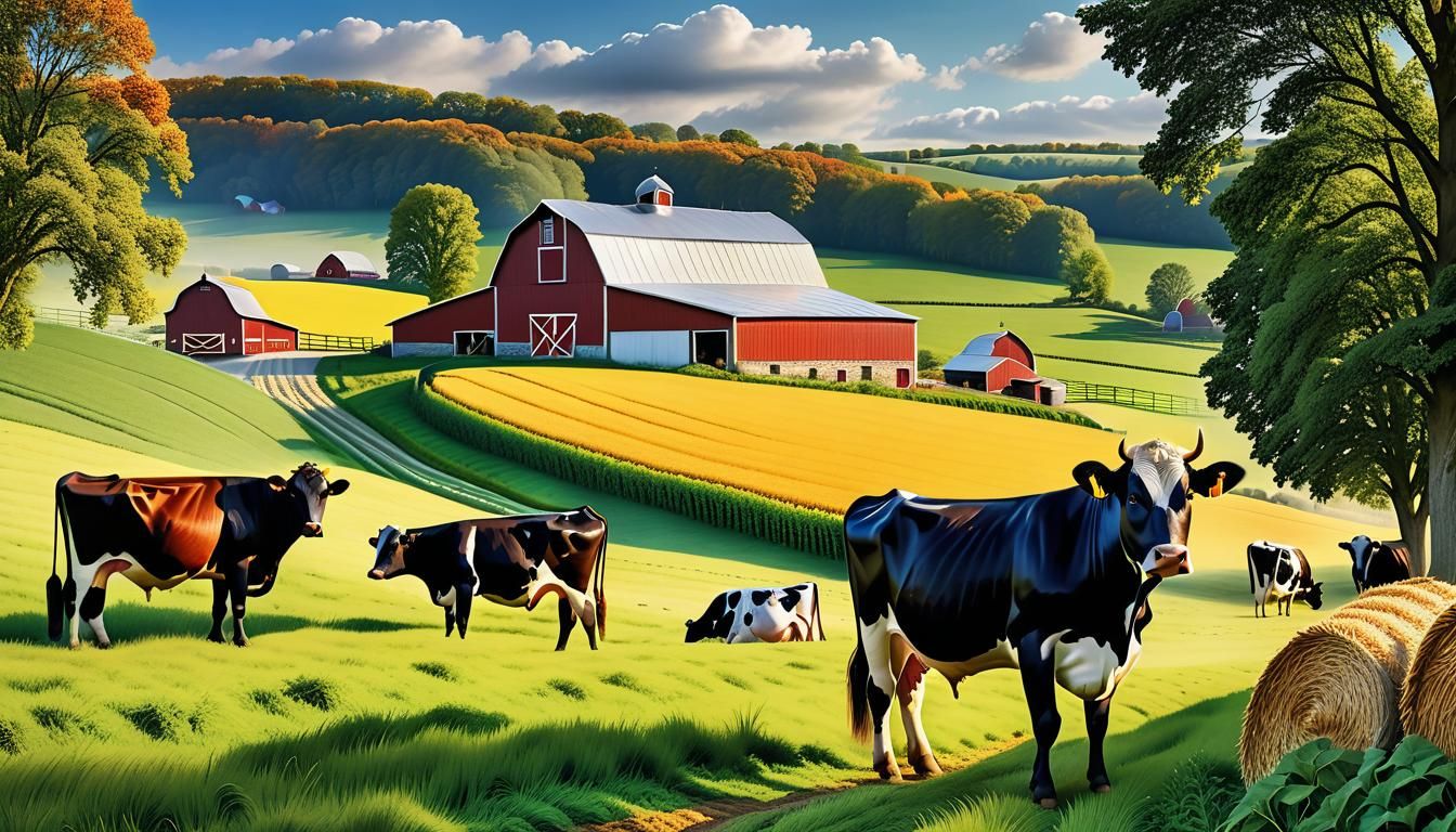 View of all far more detail Photorealistic Farm Life Scene Embrace the ...