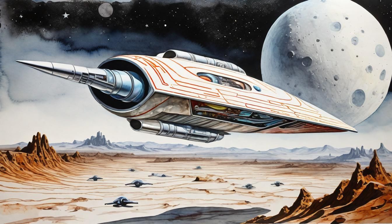Spaceships of Buck Rogers in the 25th Century - 2. - AI Generated ...