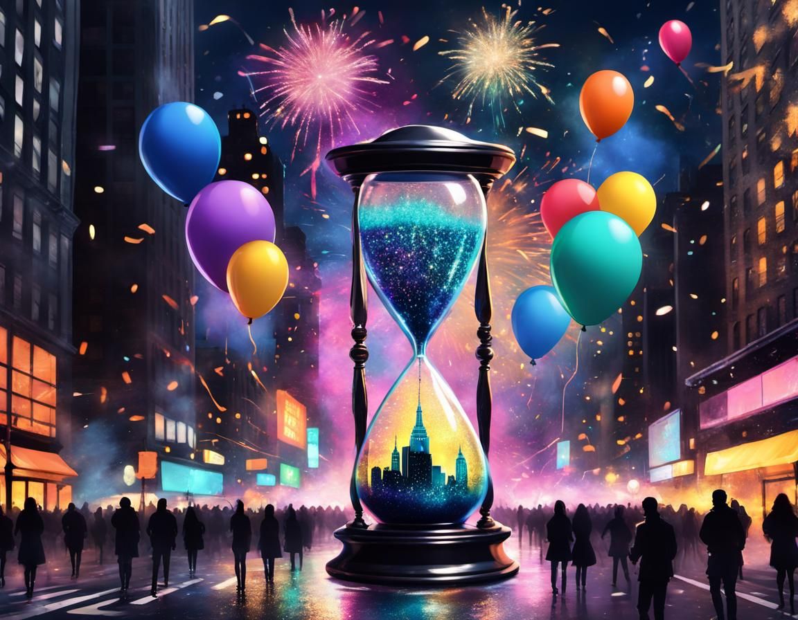 Countdown Celebration - AI Generated Artwork - NightCafe Creator