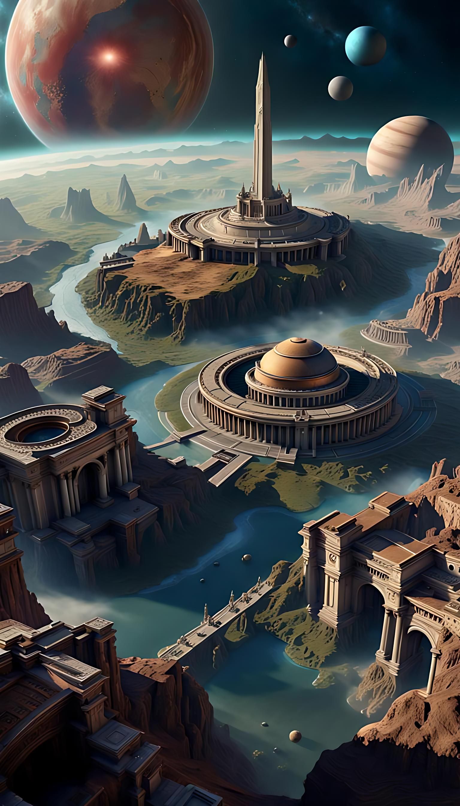 Roman's in Space! 2 - AI Generated Artwork - NightCafe Creator