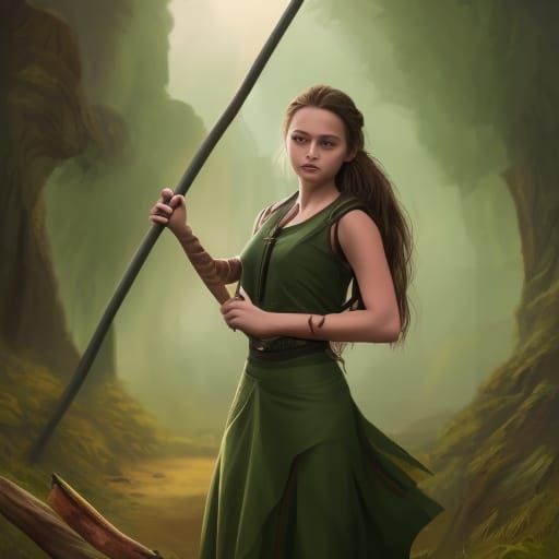 Irina, Hand of Glintwood - AI Generated Artwork - NightCafe Creator