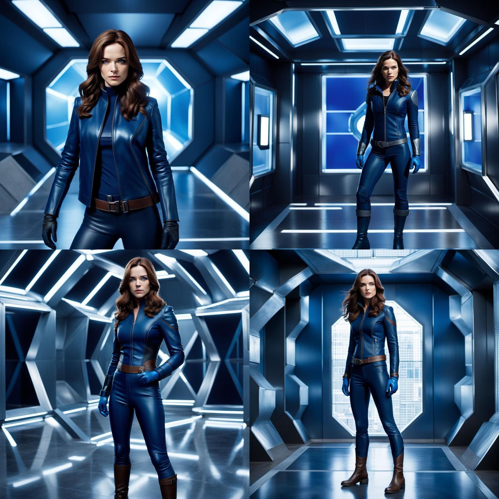 With long, flowing, chestnut brown hair, we see Kitty Pryde AKA ...