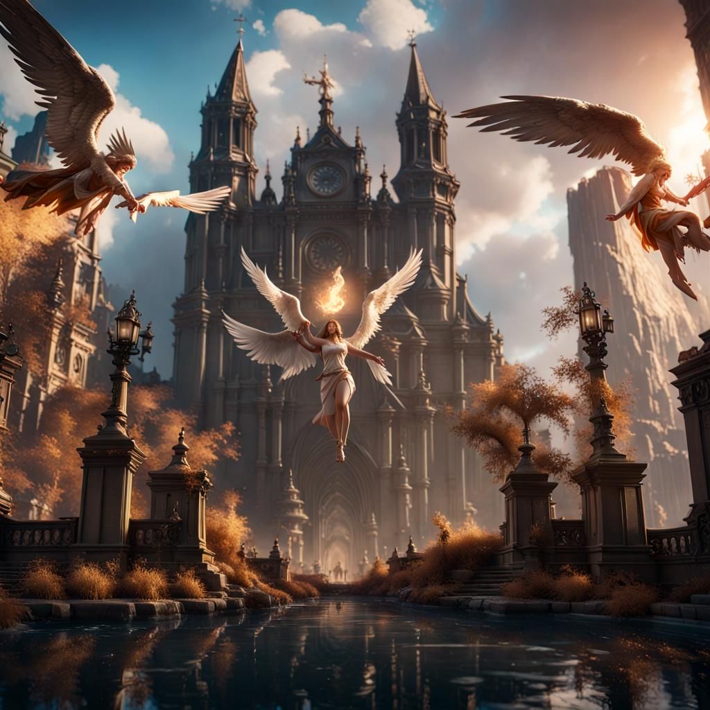 angels - AI Generated Artwork - NightCafe Creator
