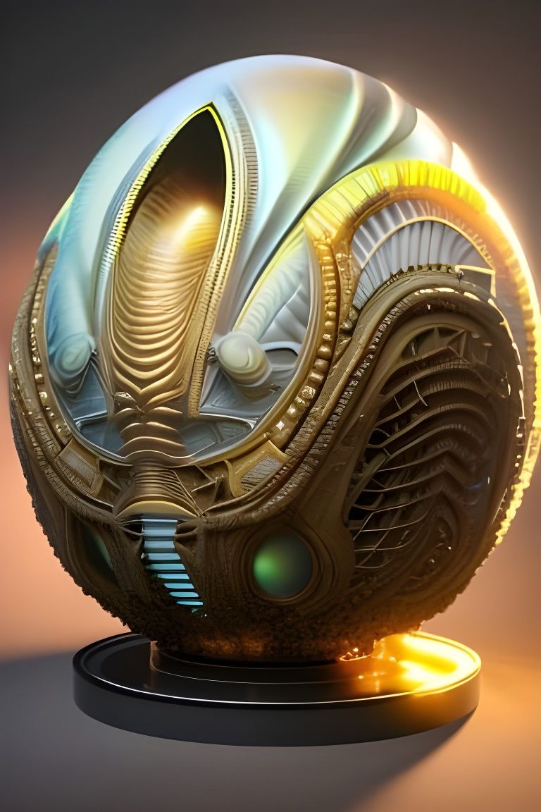 Xenomorph Easter Egg - AI Generated Artwork - NightCafe Creator