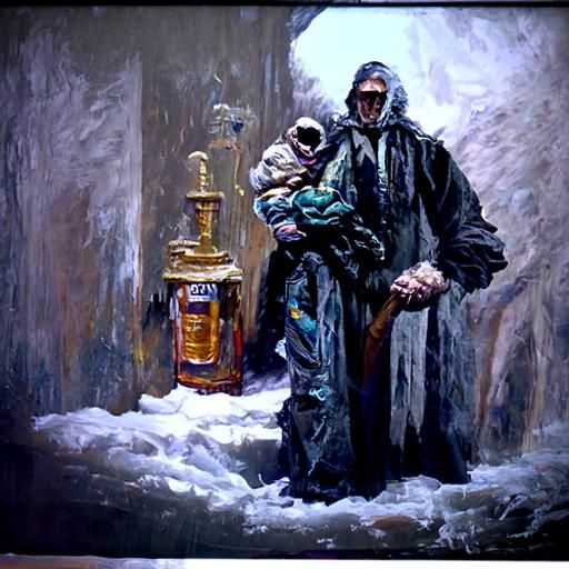 Cold father - AI Generated Artwork - NightCafe Creator