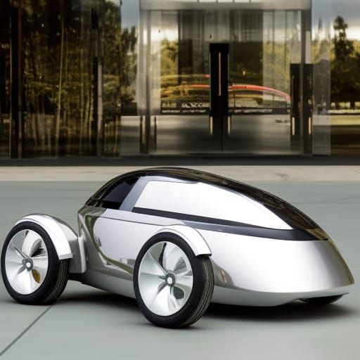three-wheeled concept car - AI Generated Artwork - NightCafe Creator