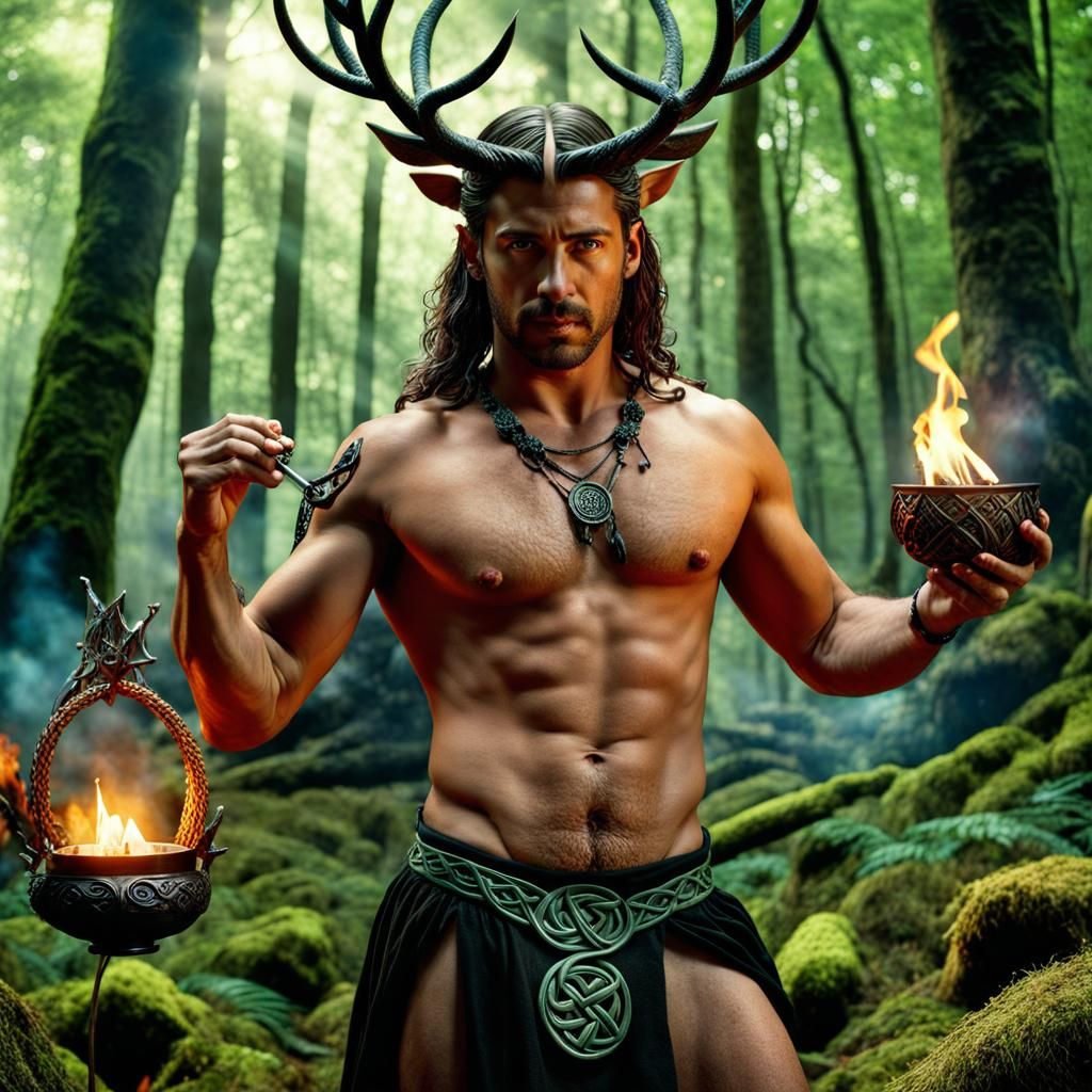 Forest Ritual - AI Generated Artwork - NightCafe Creator