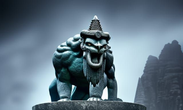 Gargoyle - AI Generated Artwork - NightCafe Creator