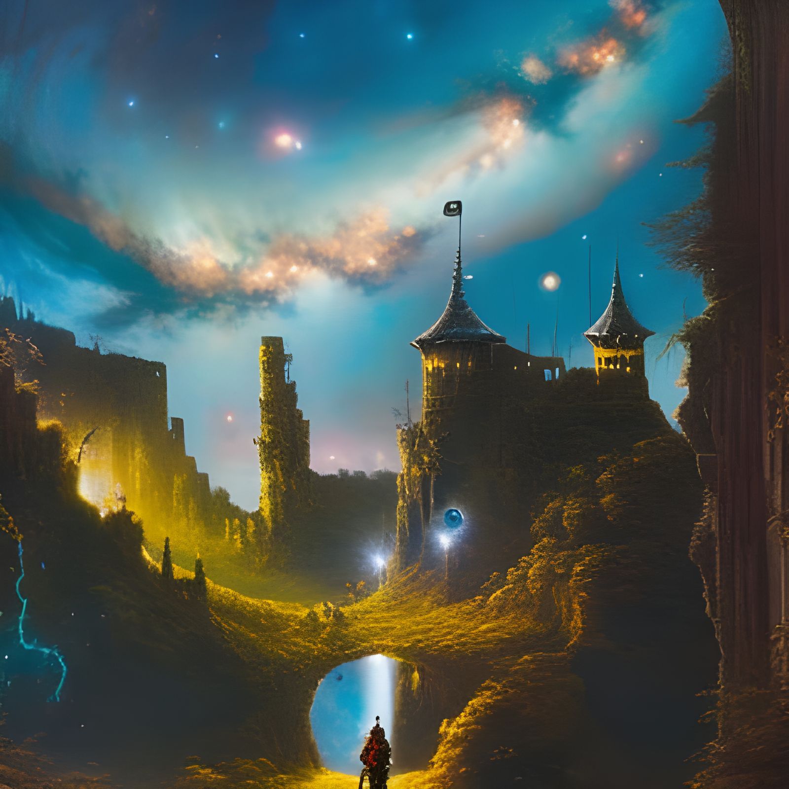 overgrown world-bright stars align - AI Generated Artwork - NightCafe ...