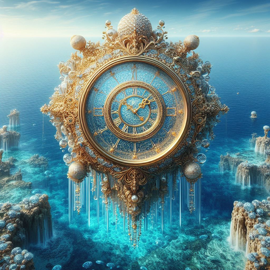 Sea Clock - AI Generated Artwork - NightCafe Creator