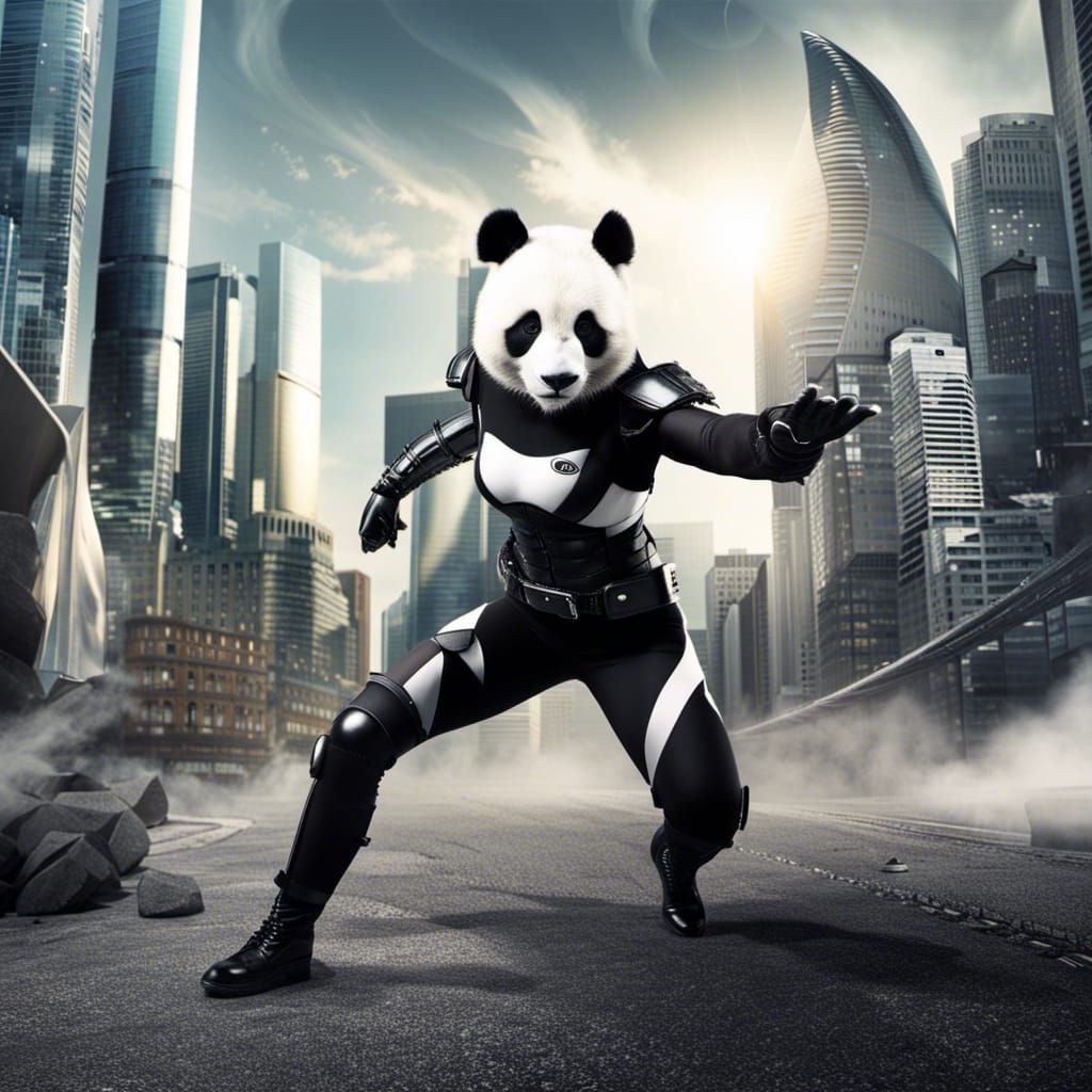 panda woman! - AI Generated Artwork - NightCafe Creator