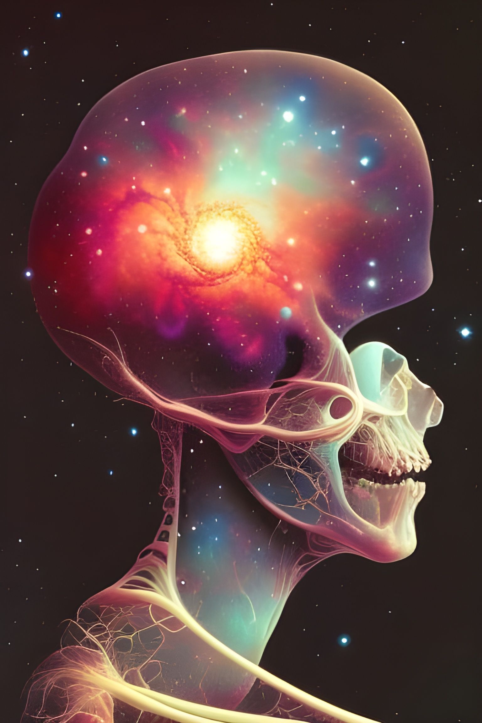 Galactic Brain - AI Generated Artwork - NightCafe Creator