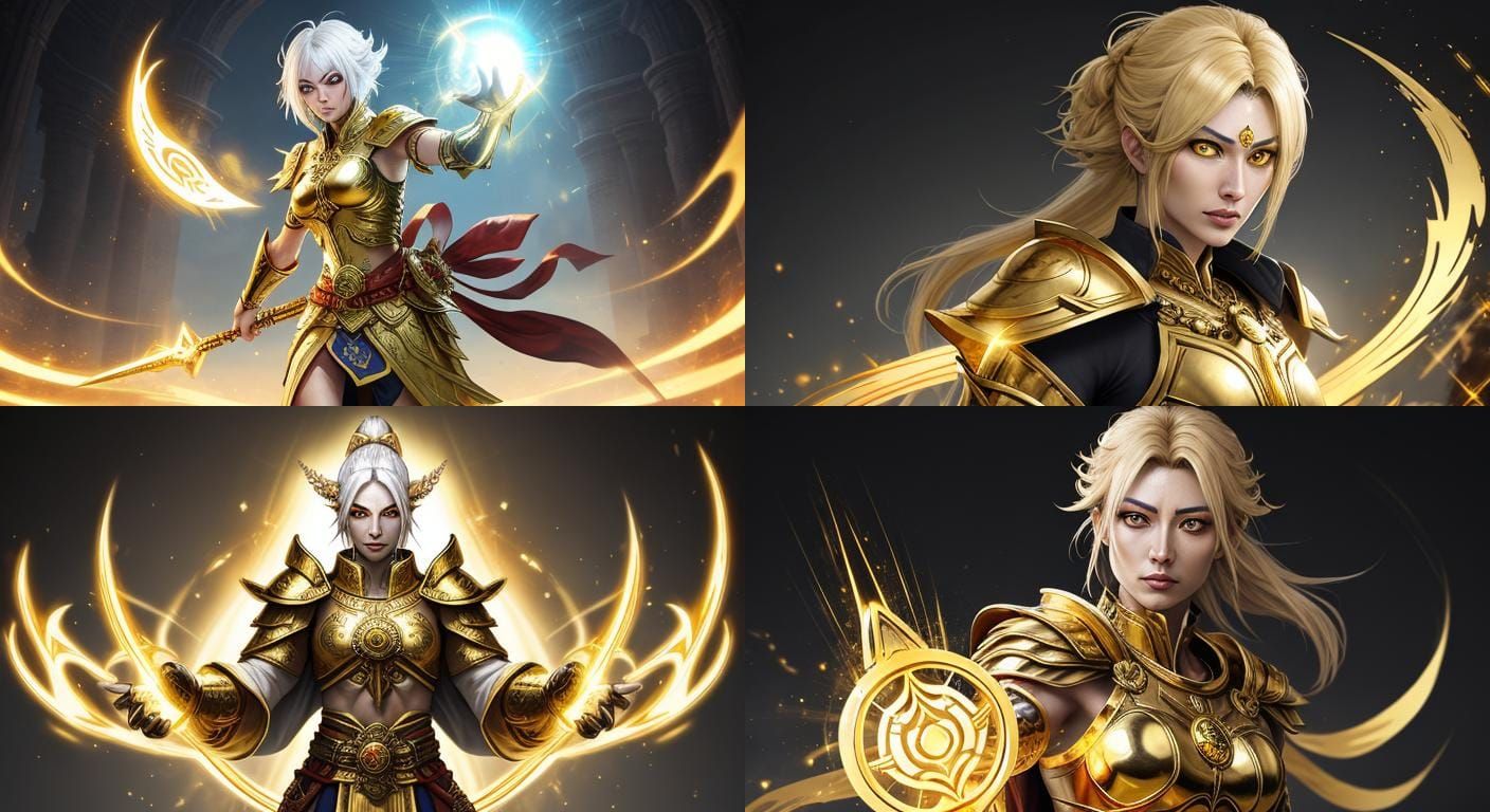 Warrior priest (female) - AI Generated Artwork - NightCafe Creator