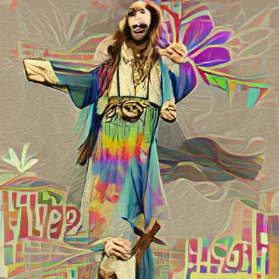 hippy jesus - AI Generated Artwork - NightCafe Creator