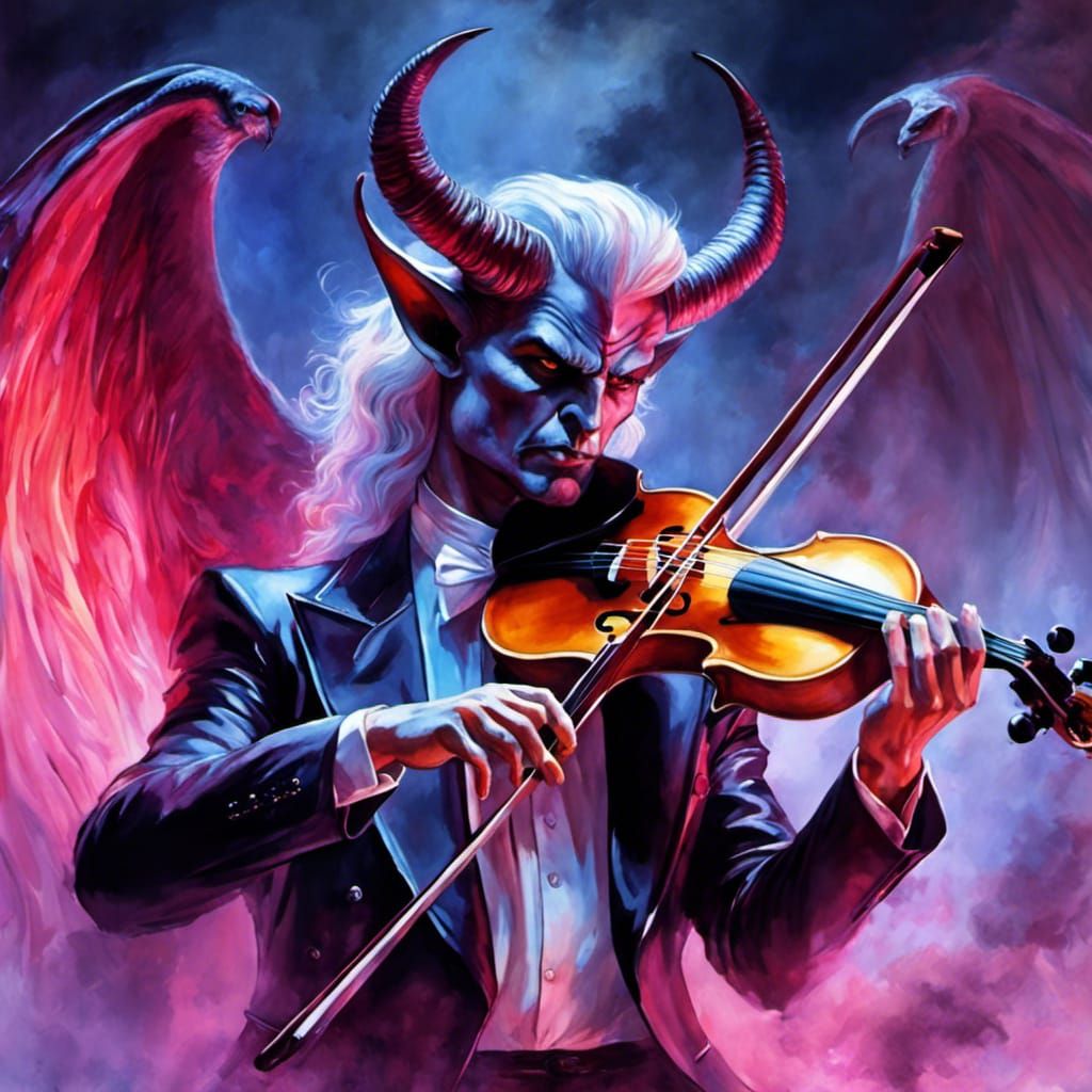 The Devil went down to Georgia - AI Generated Artwork - NightCafe Creator