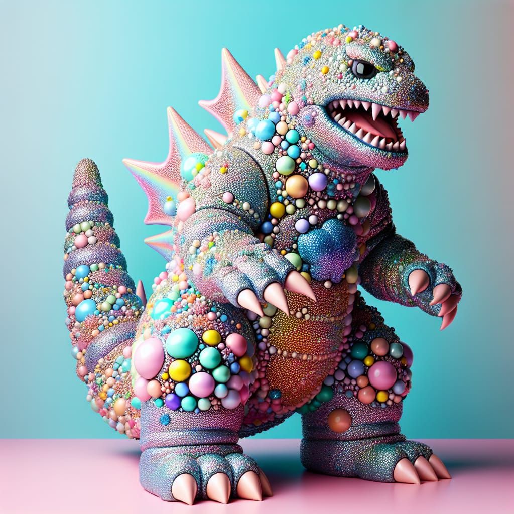 Candy Kaiju - AI Generated Artwork - NightCafe Creator