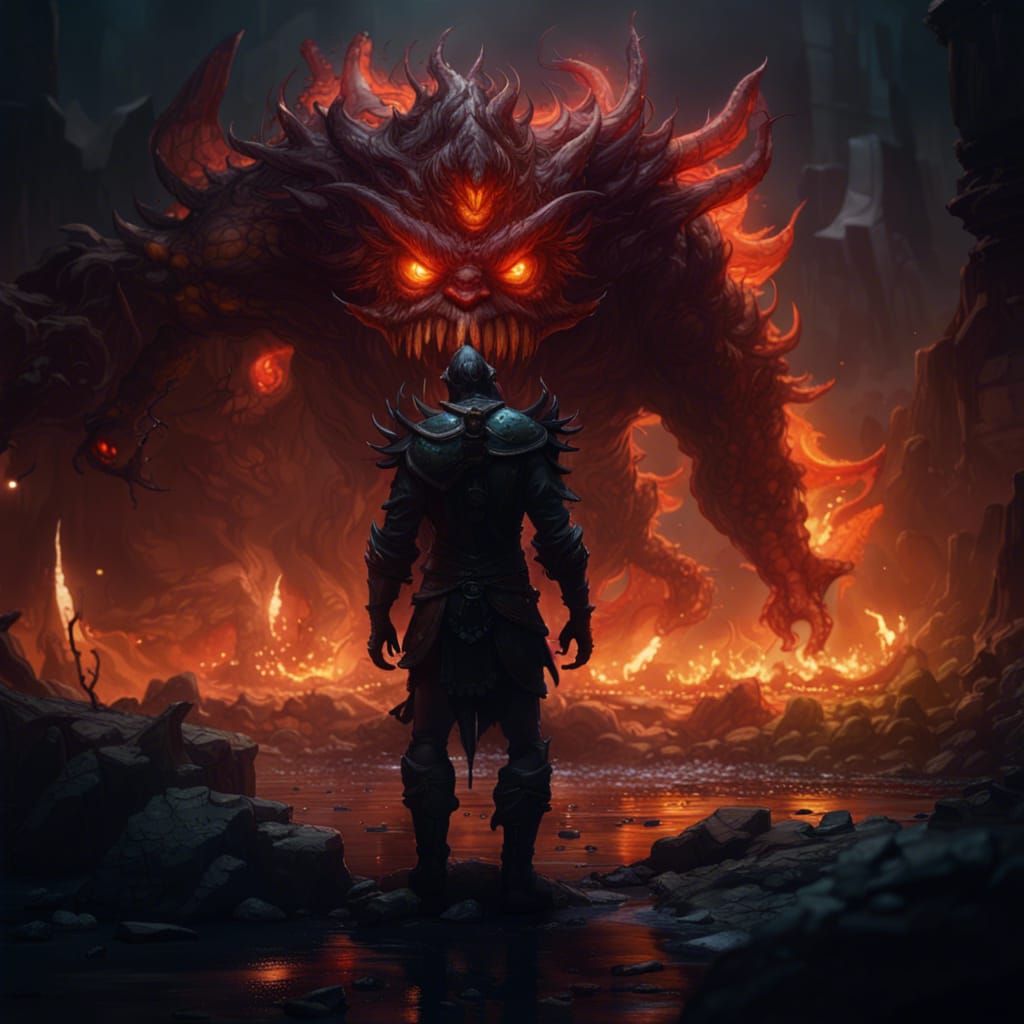 remove monster from this picture - AI Generated Artwork - NightCafe Creator