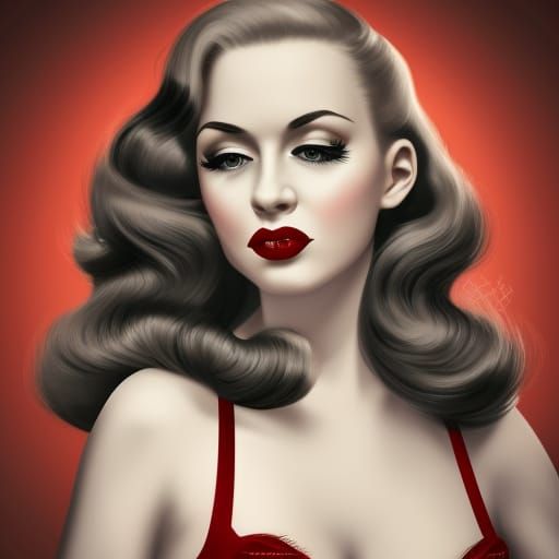 Retro Glamour - AI Generated Artwork - NightCafe Creator