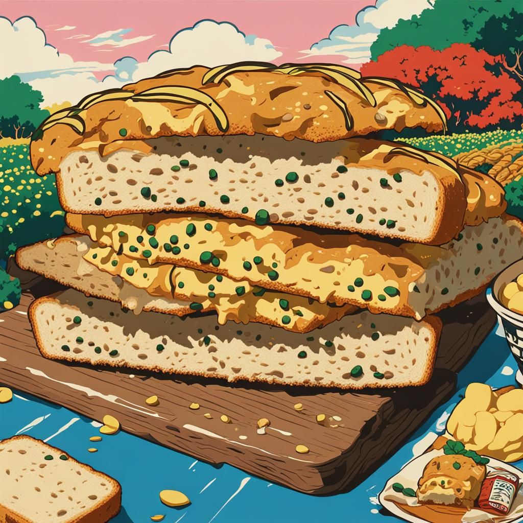 Irish bread pop-art - AI Generated Artwork - NightCafe Creator