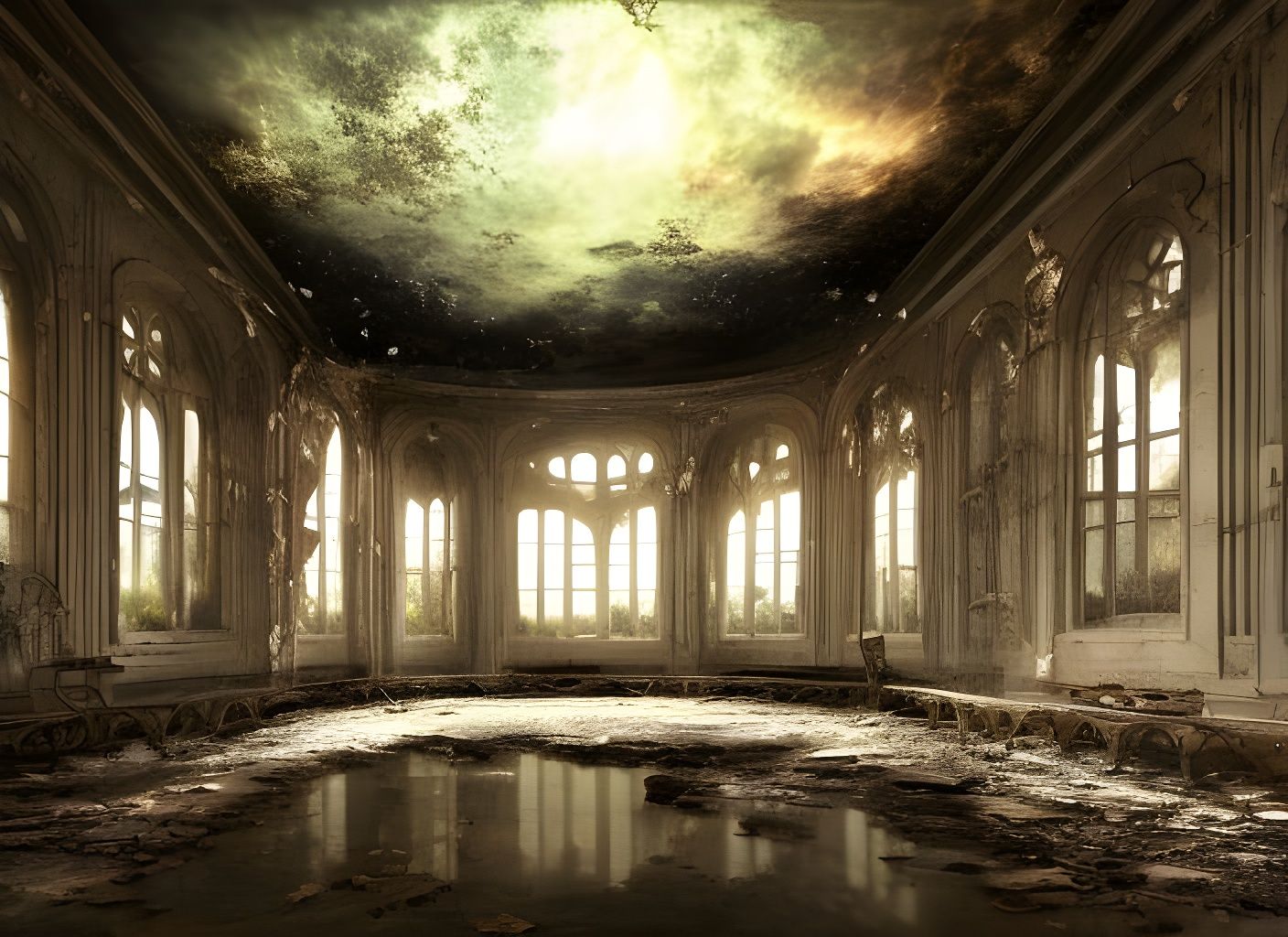 Abandoned Memories - AI Generated Artwork - NightCafe Creator