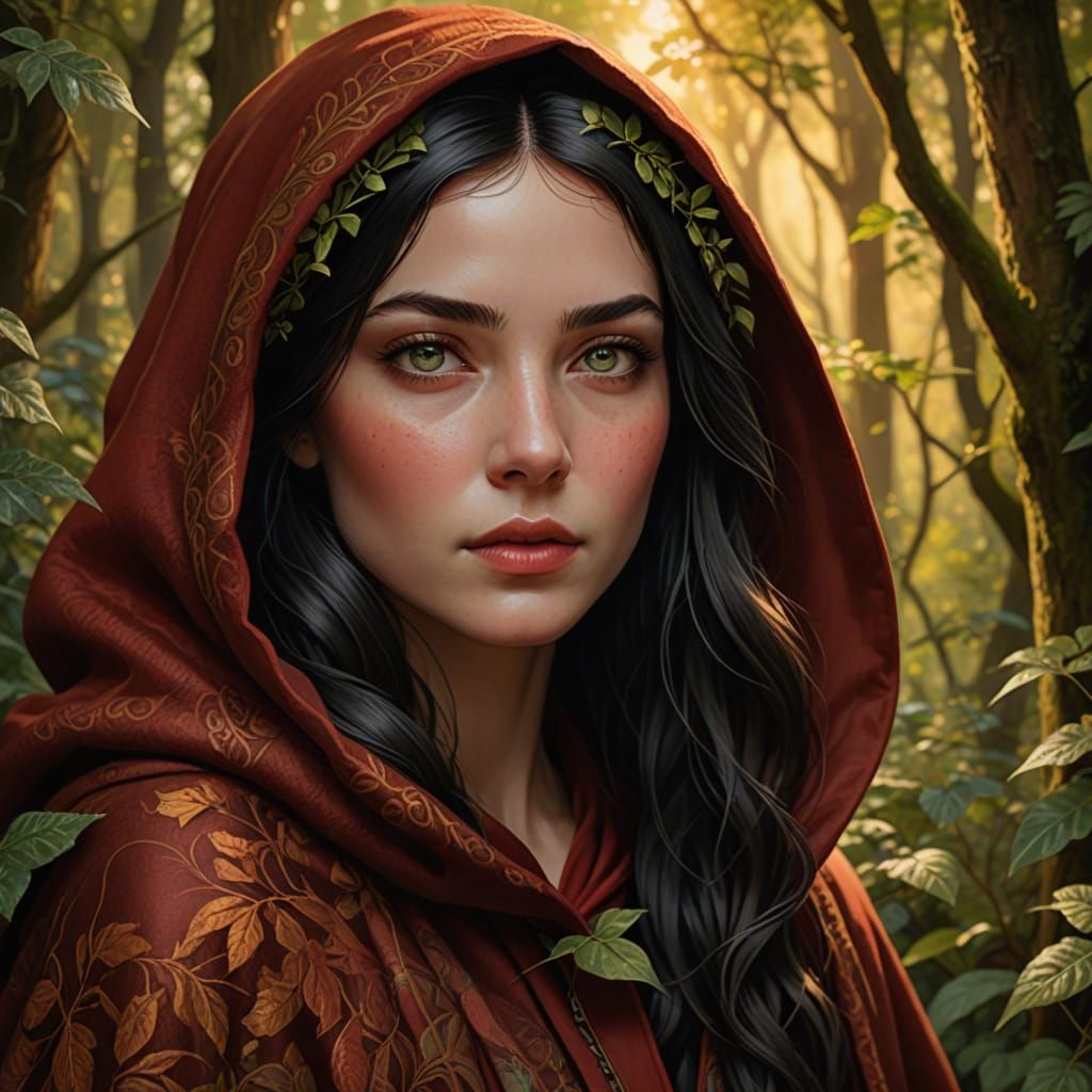 Modern-day Little Red Riding Hood - Modern-day Little Red Ri...