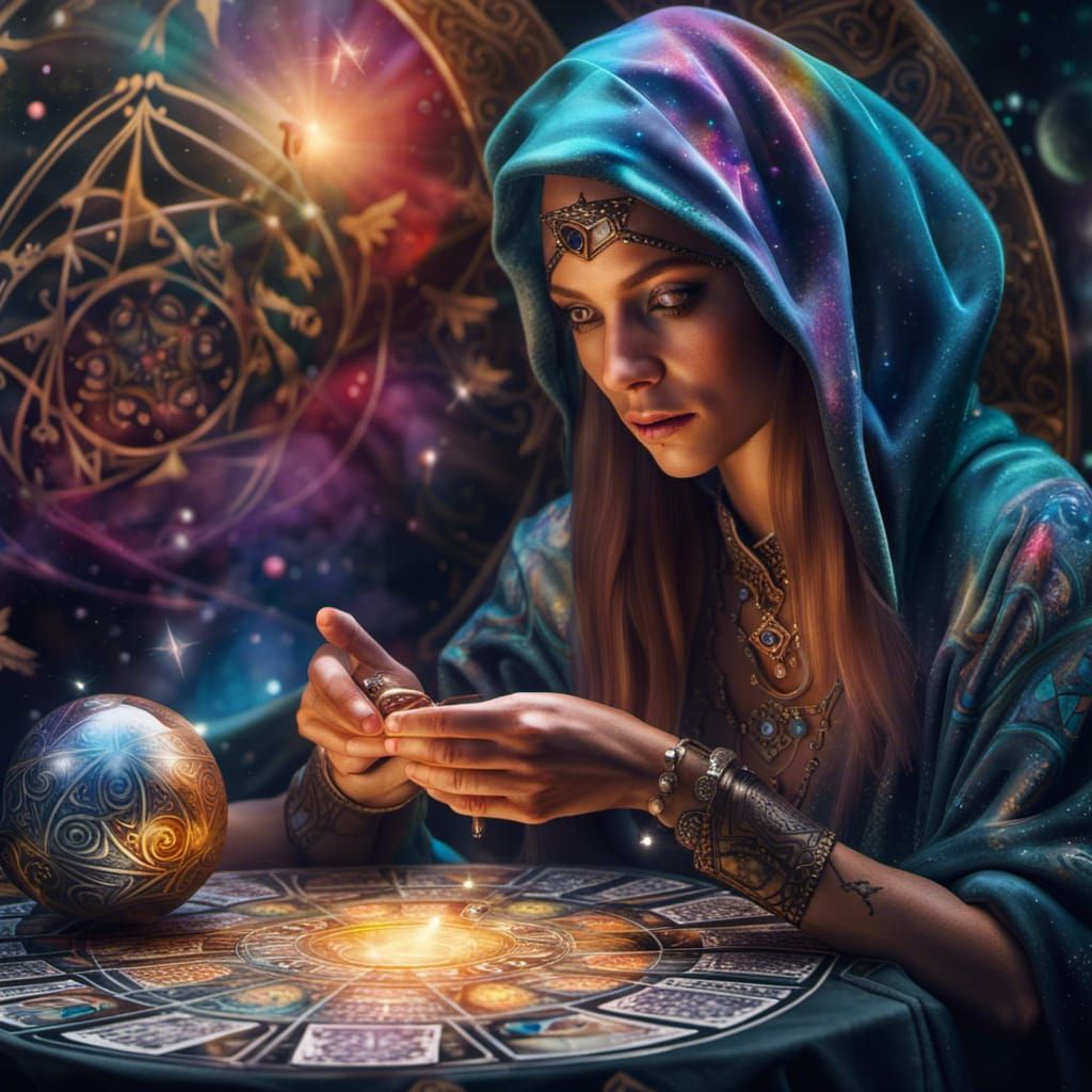 The Tarot Reader - AI Generated Artwork - NightCafe Creator