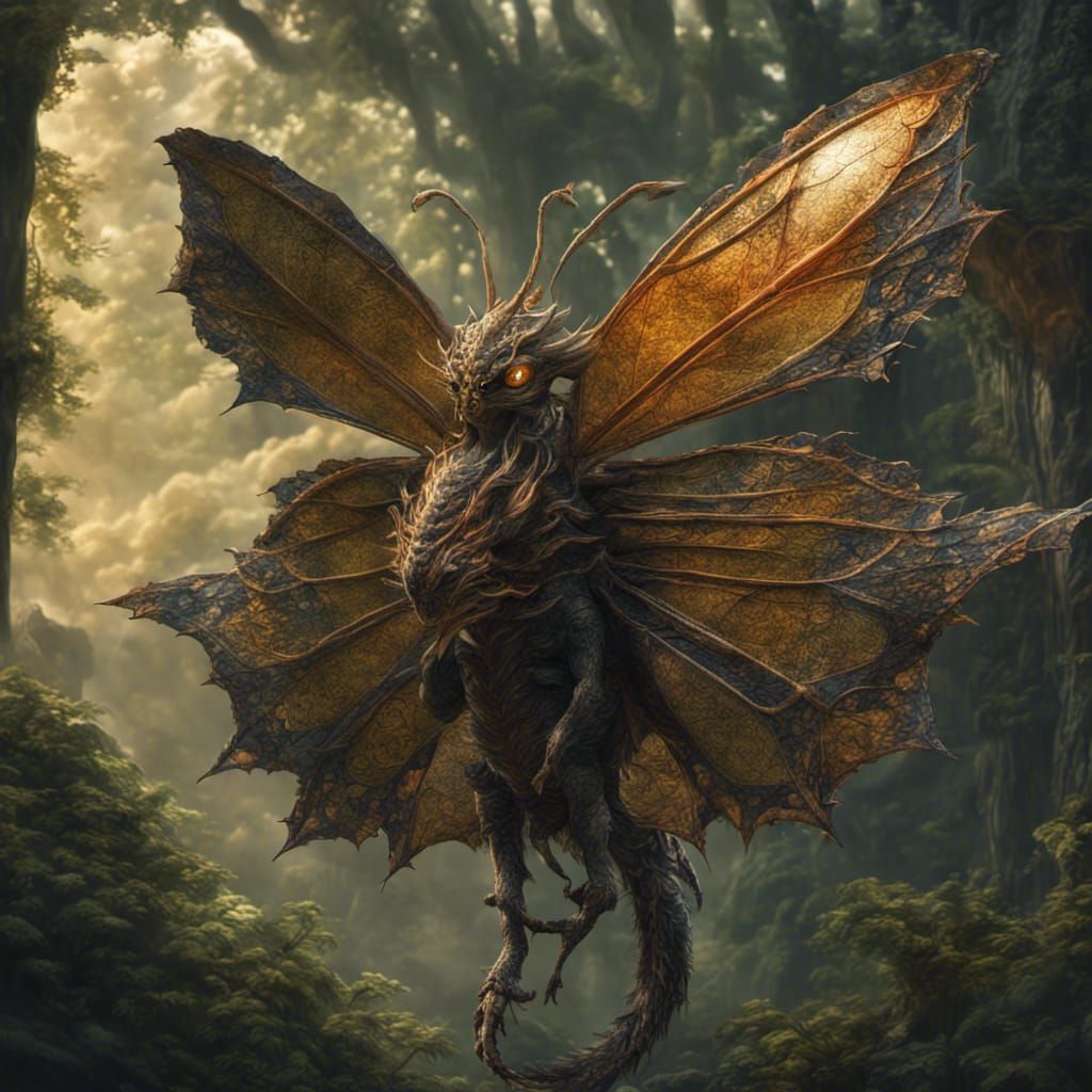 Leaf dragon - AI Generated Artwork - NightCafe Creator