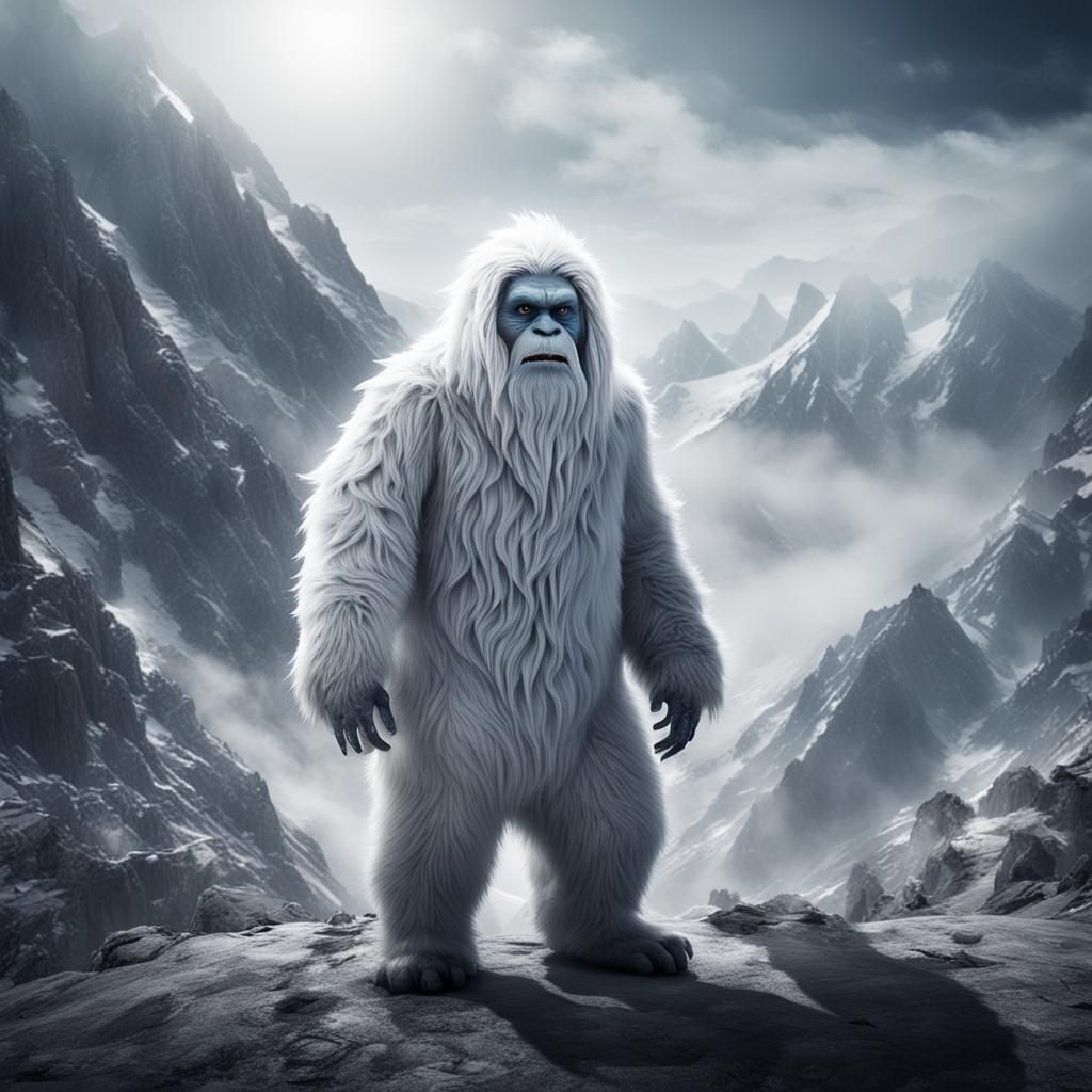 Yeti - 16 - AI Generated Artwork - NightCafe Creator