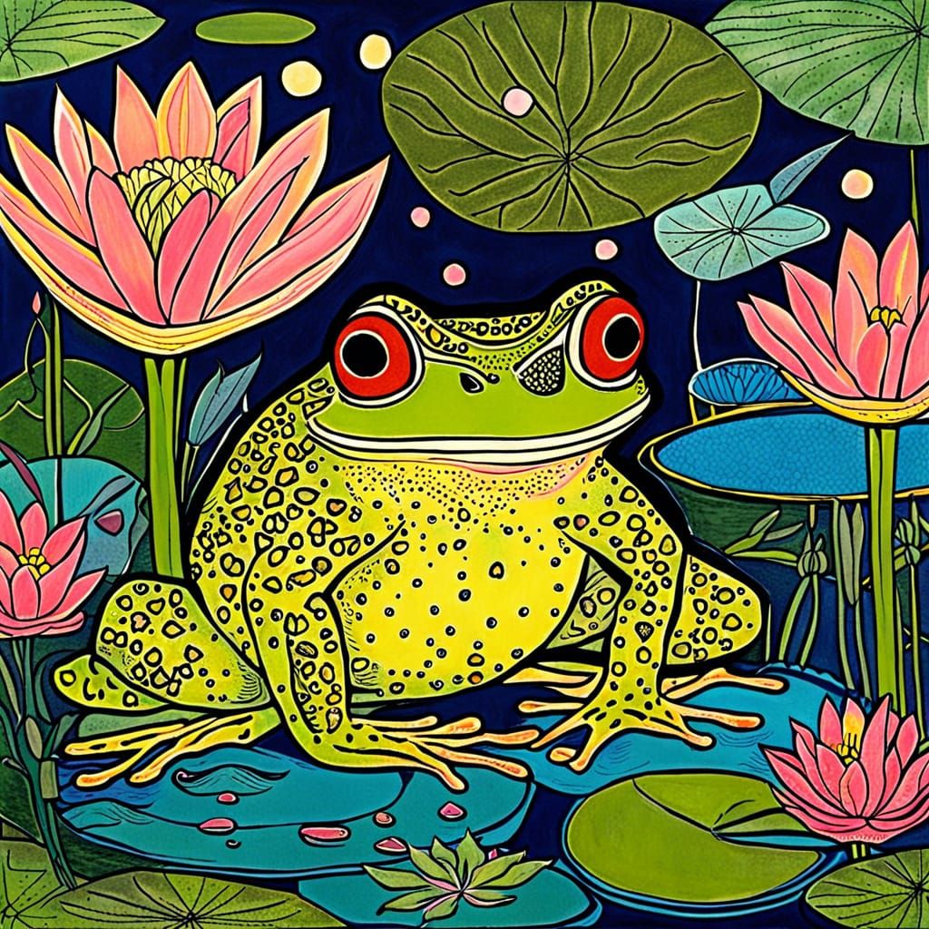 Froggie - AI Generated Artwork - NightCafe Creator