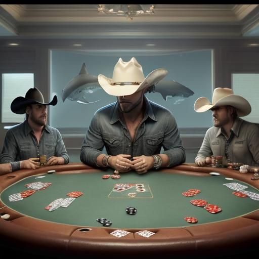 Aquarium Poker - AI Generated Artwork - NightCafe Creator