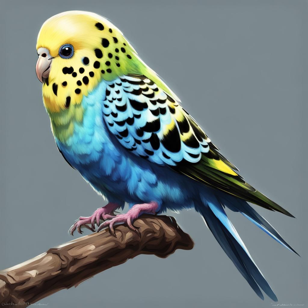 Budgie - AI Generated Artwork - NightCafe Creator