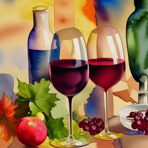 wine - AI Generated Artwork - NightCafe Creator