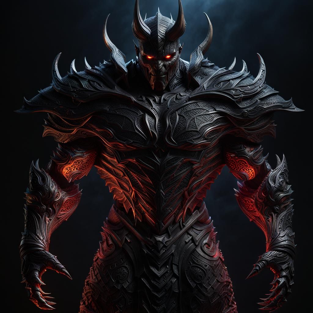 Demon Knight - AI Generated Artwork - NightCafe Creator