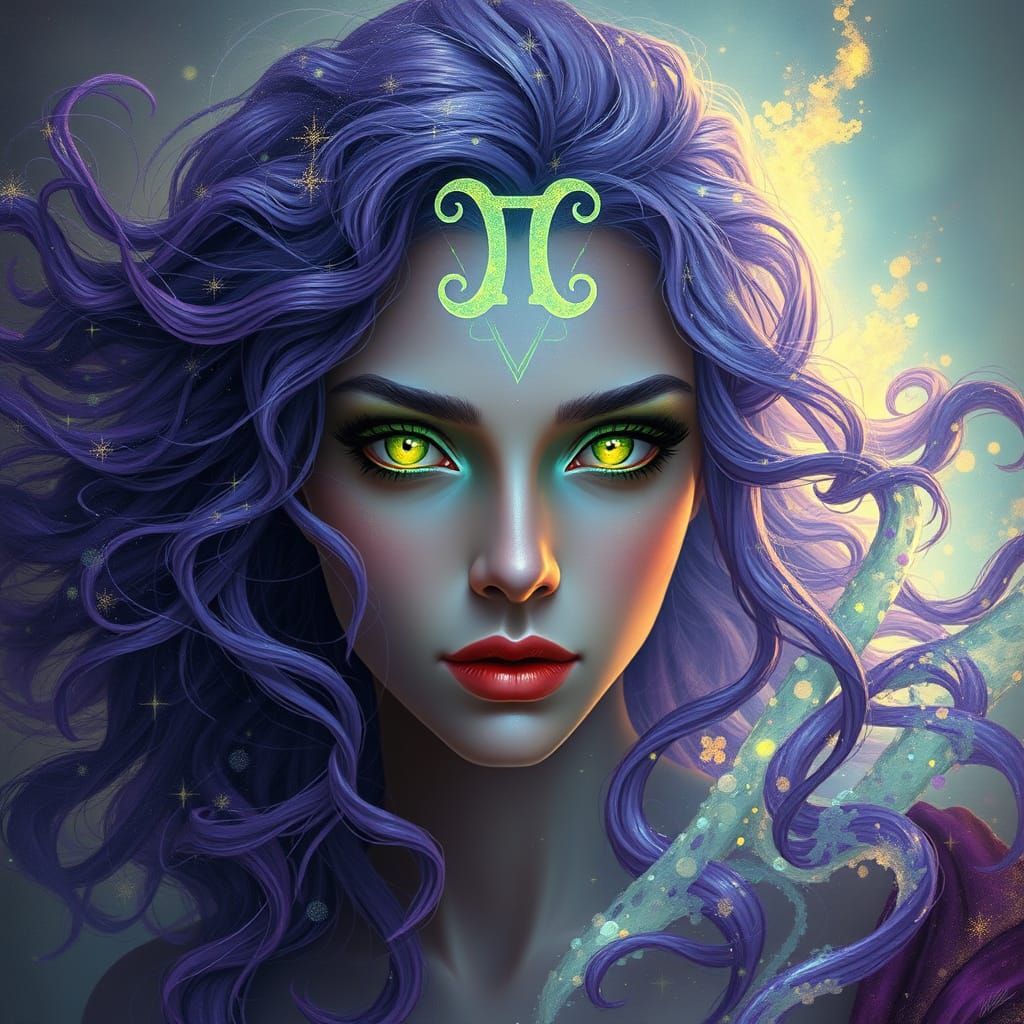 Pisces - Ethereal Mystic Goddess of the Cosmos