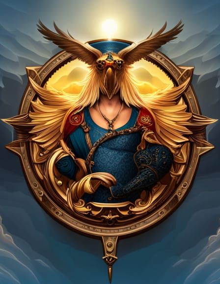 Pendant of the eagle god - AI Generated Artwork - NightCafe Creator