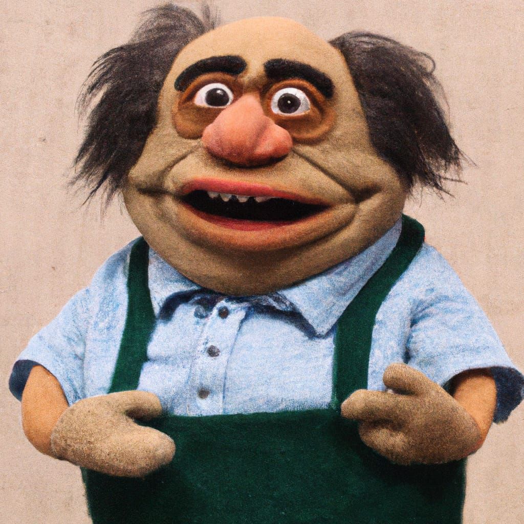 Danny DeVito as a Muppet - AI Generated Artwork - NightCafe Creator