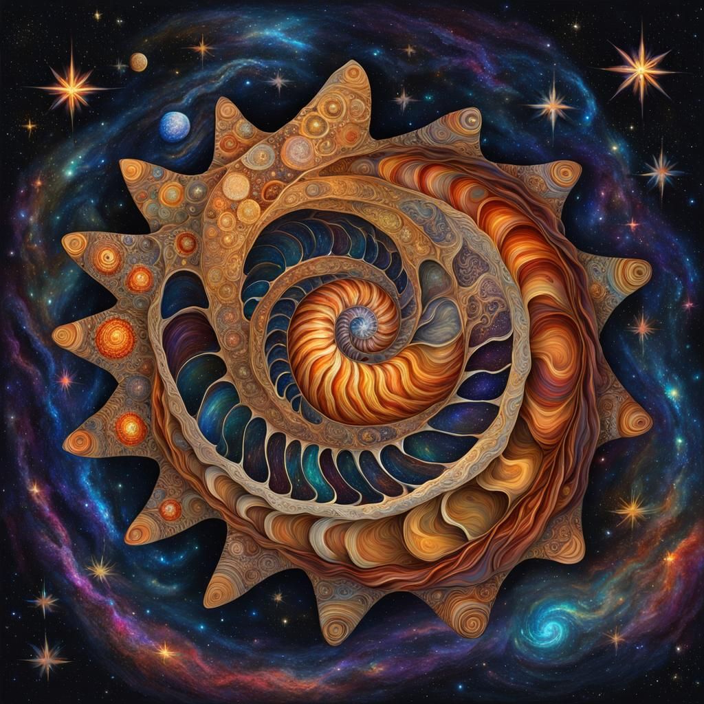 Shell Star - AI Generated Artwork - NightCafe Creator