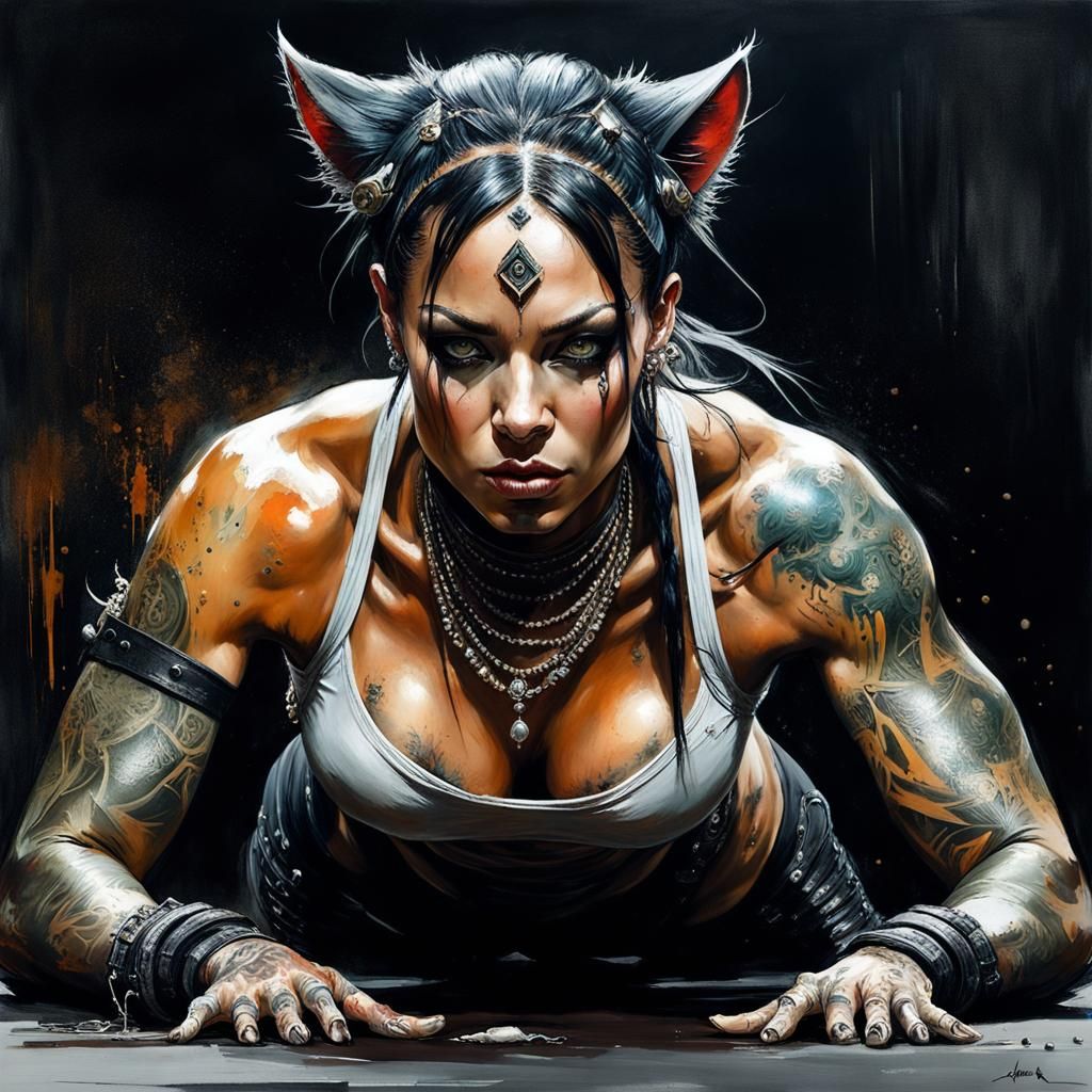 Stealth kitty - AI Generated Artwork - NightCafe Creator