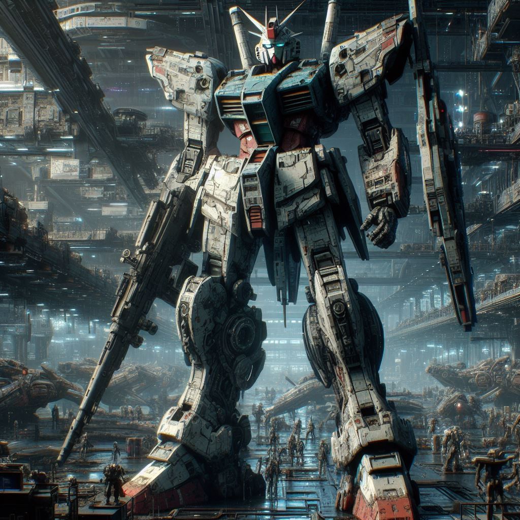 Mech Attack! - AI Generated Artwork - NightCafe Creator