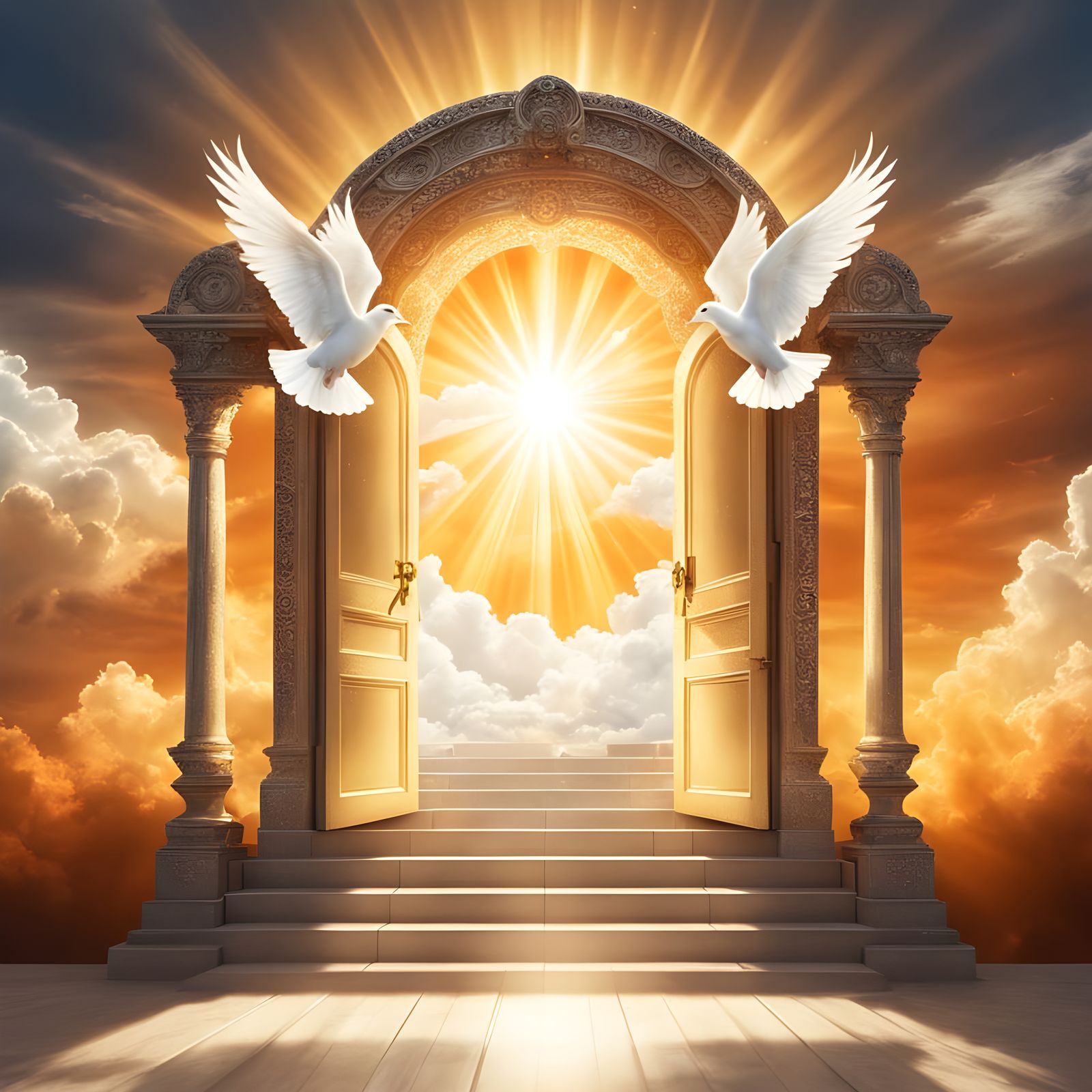 "Heavenly Bliss " - Angelics Ascend to Divine Heavens