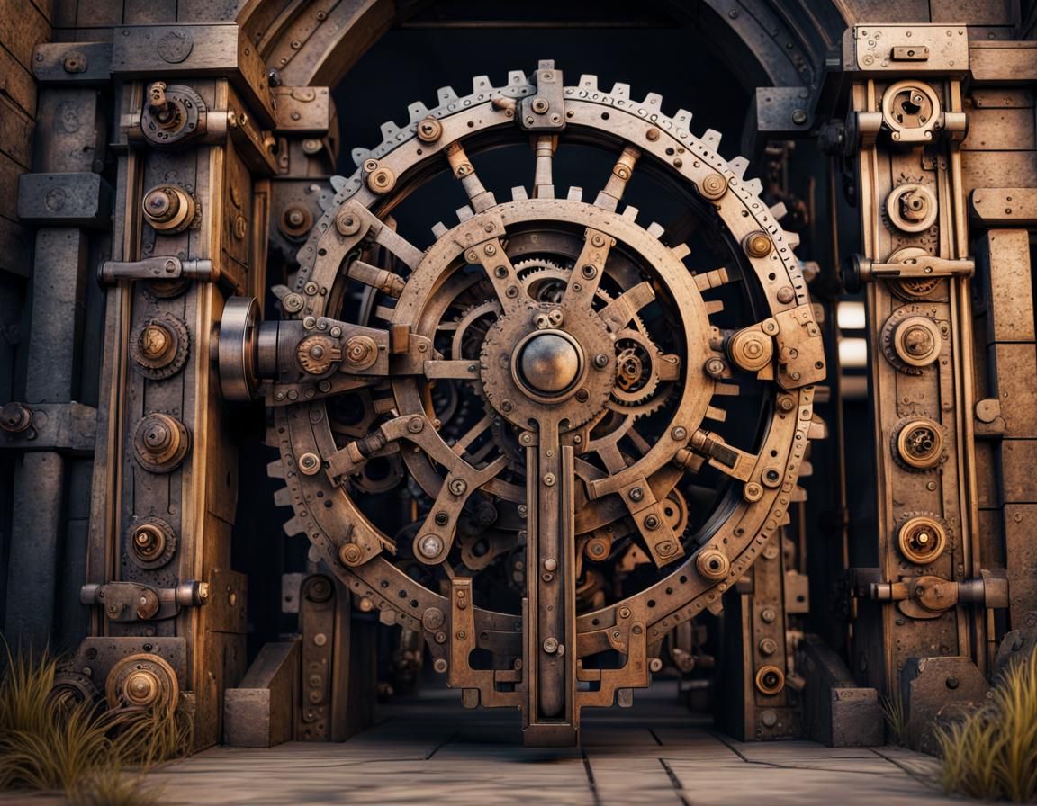 Ancient dwarven gate - AI Generated Artwork - NightCafe Creator