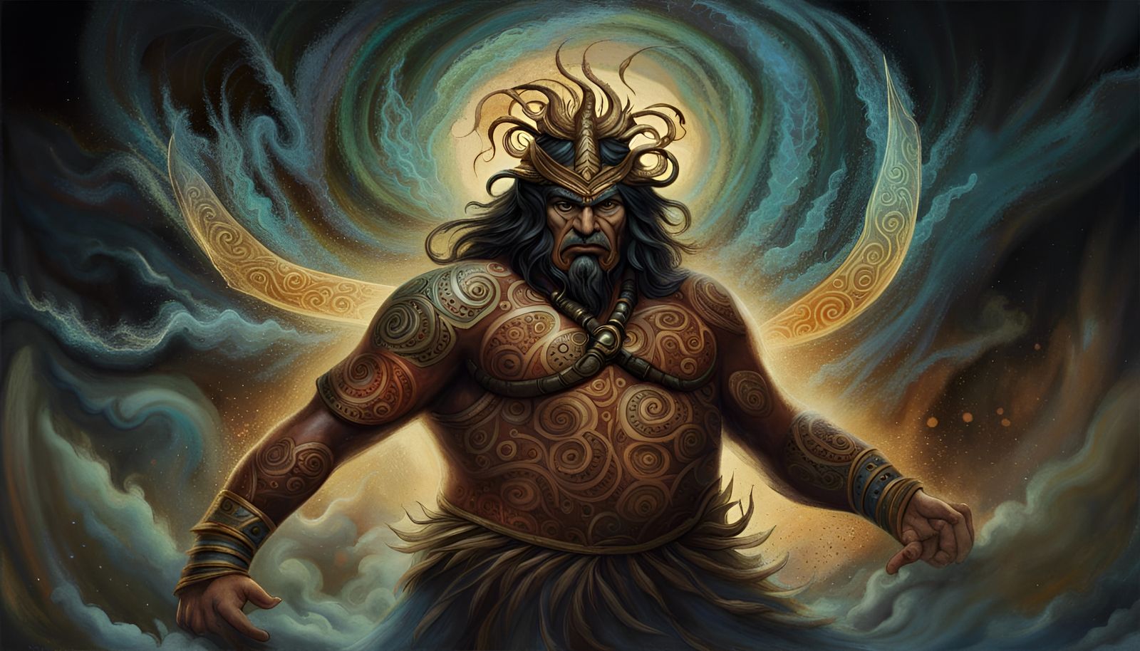 Whiro: Evil God of Māori Mythology - AI Generated Artwork - NightCafe Creator