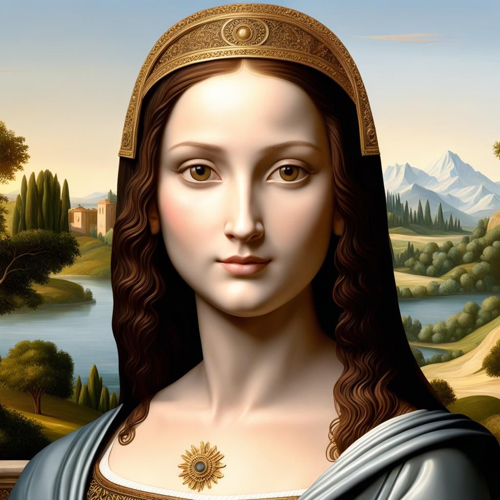 Young Mona Lisa - AI Generated Artwork - NightCafe Creator
